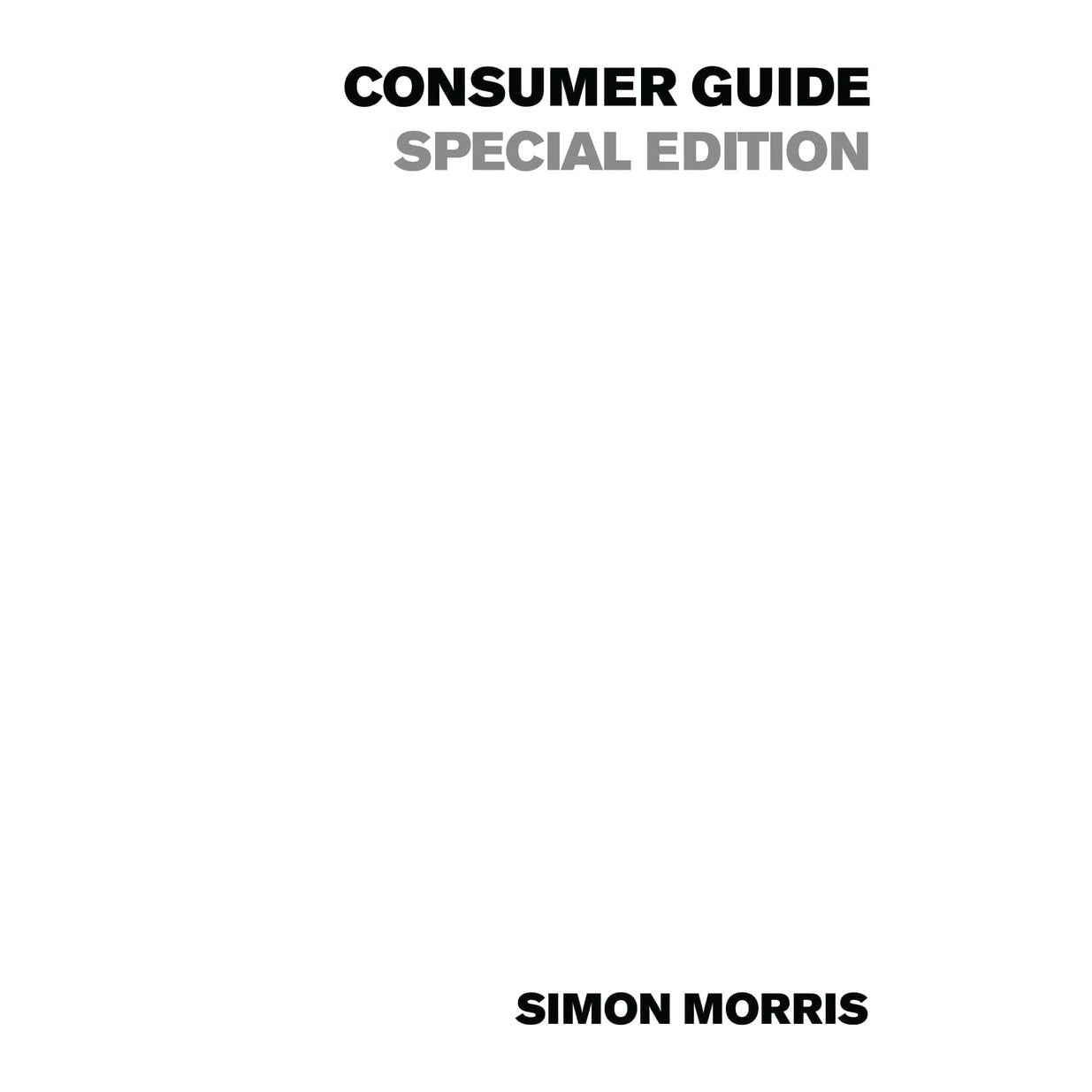 Consumer Guide Special Edition – Atomic Books
