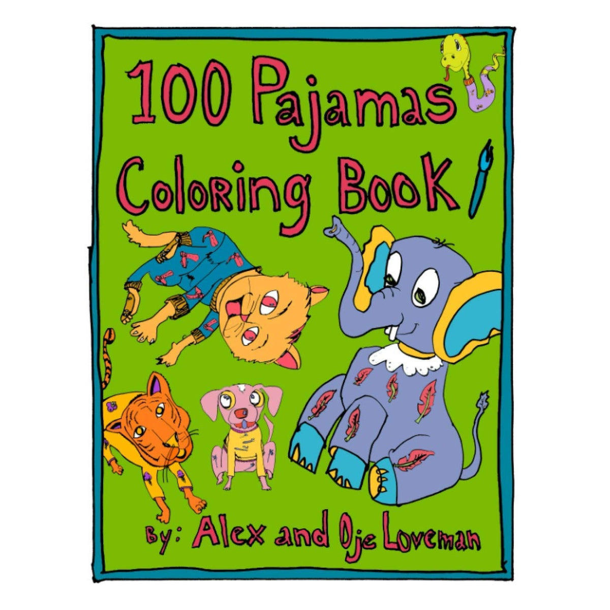 100 Pajamas Coloring Book – Atomic Books