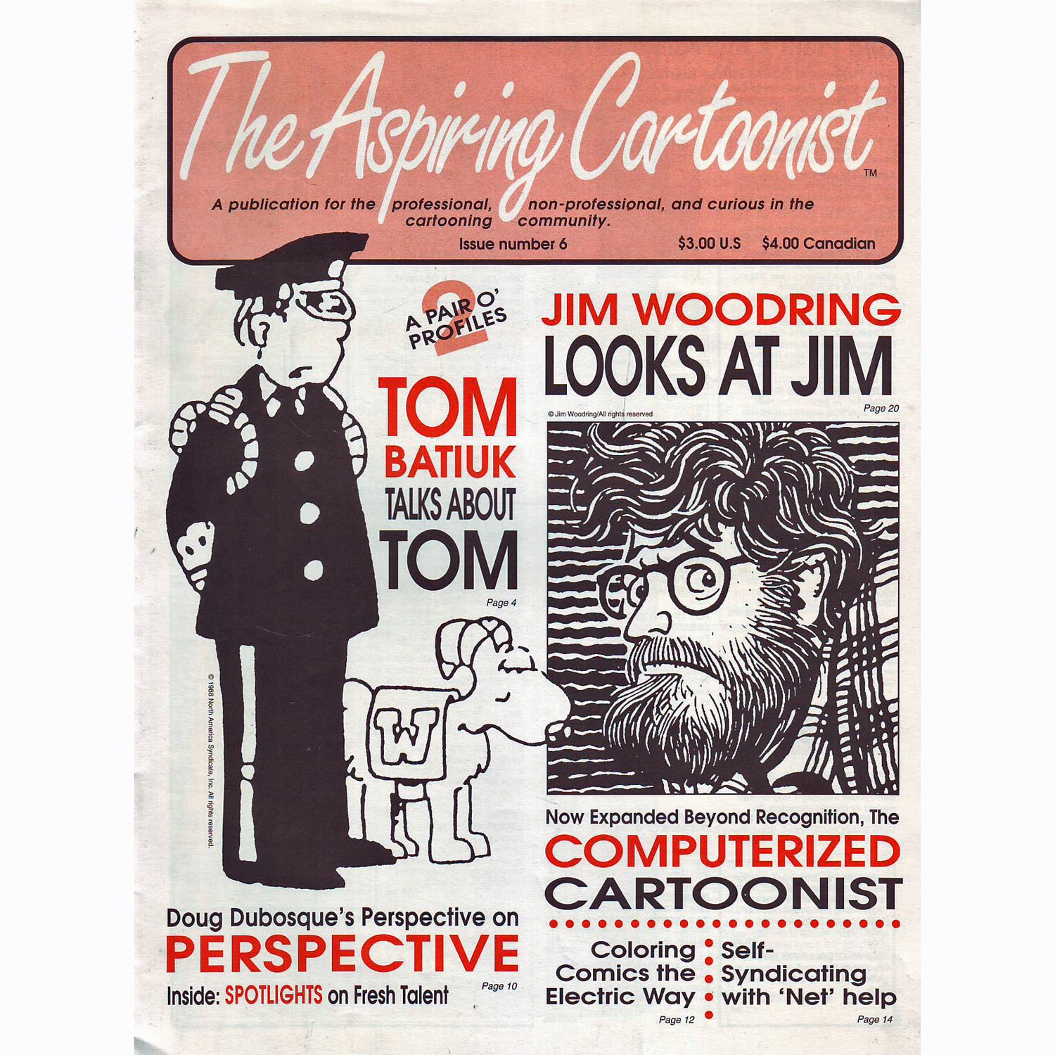 The Aspiring Cartoonist #6 – Atomic Books